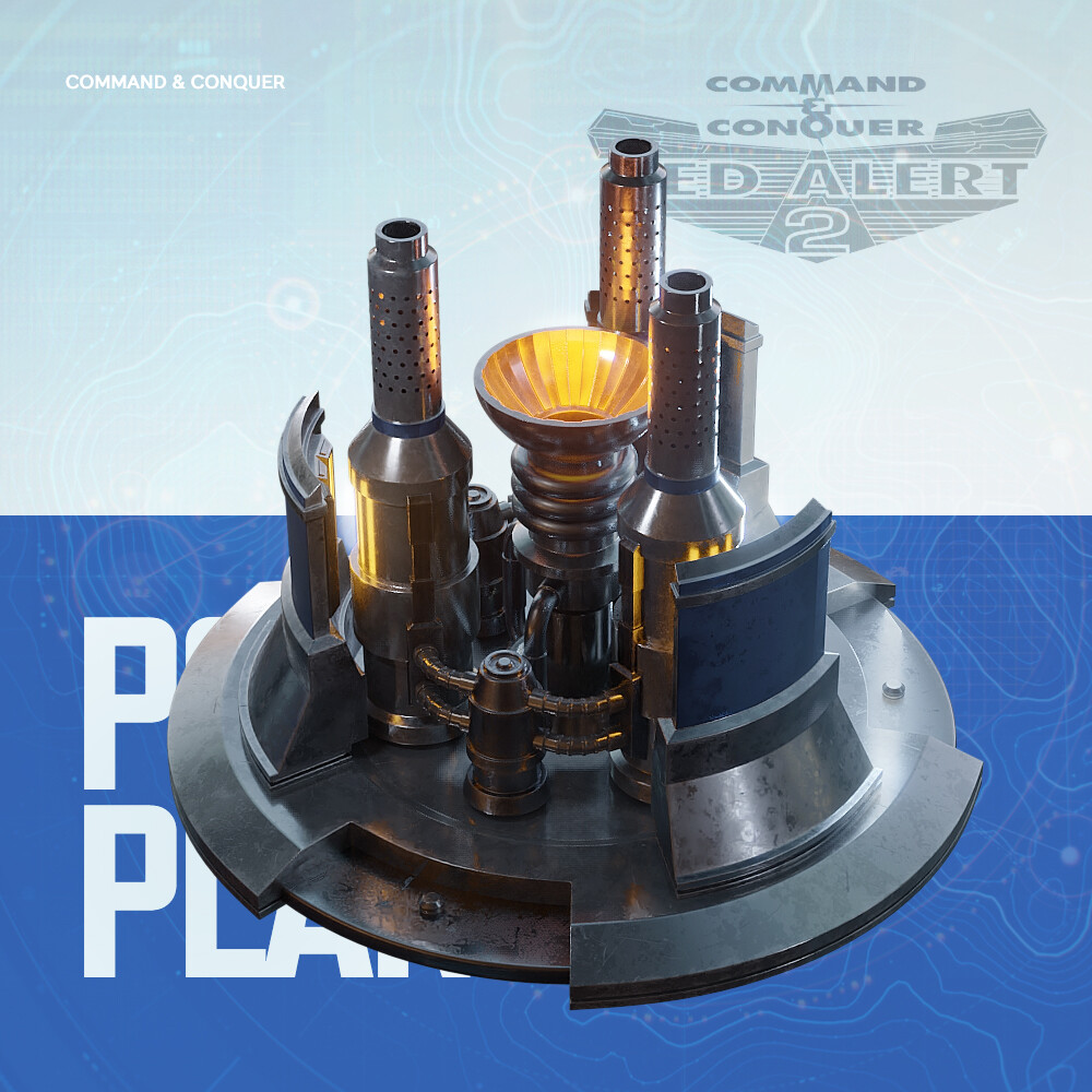 ArtStation - Command & Conquer: Red Alert2 Power Plant