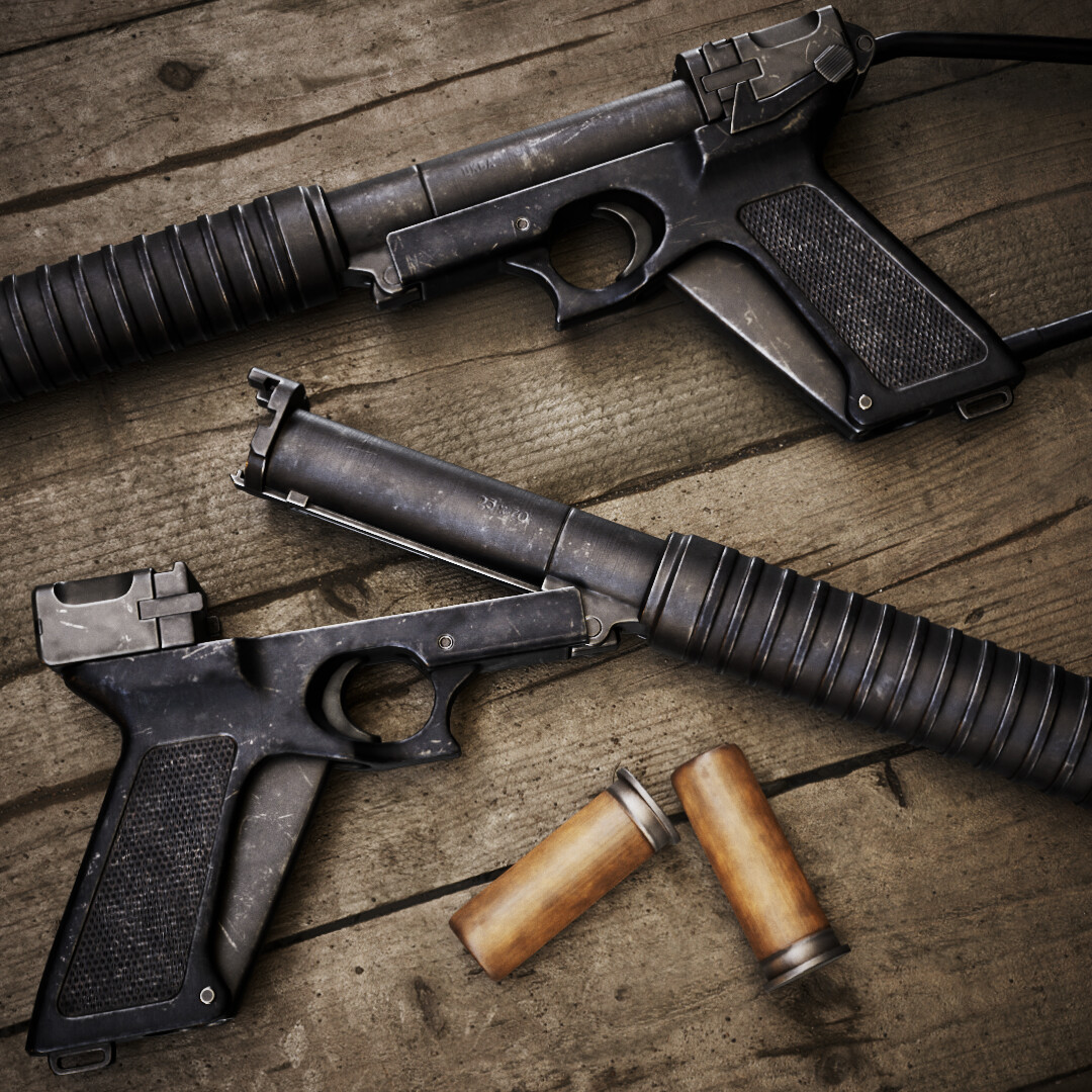 ArtStation - Tulyak 23mm Pistol