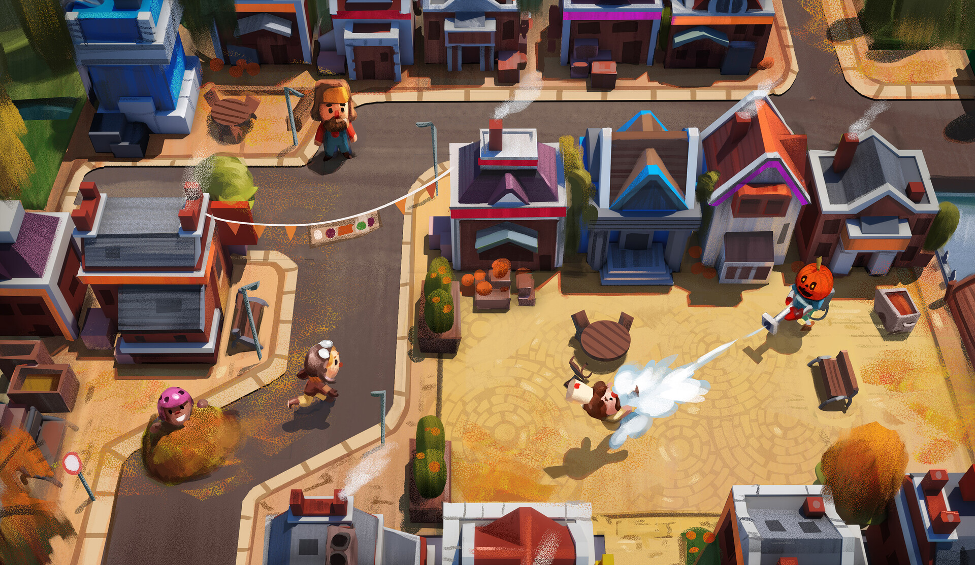 ArtStation - Monopoly madness concept development