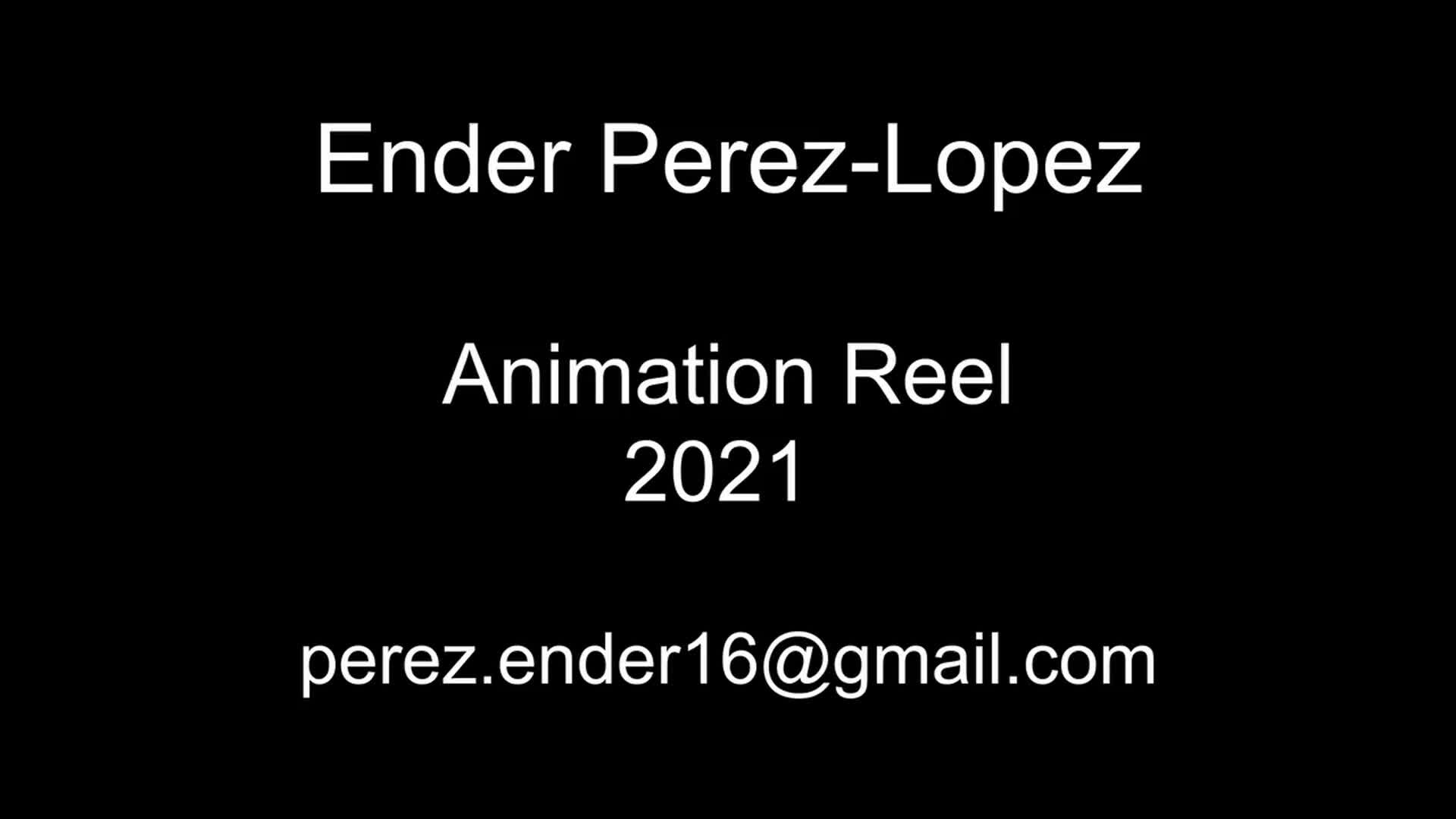 ArtStation - 3D Character Animator Demo Reel 2021