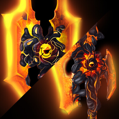 ArtStation - Axe Set - Molten