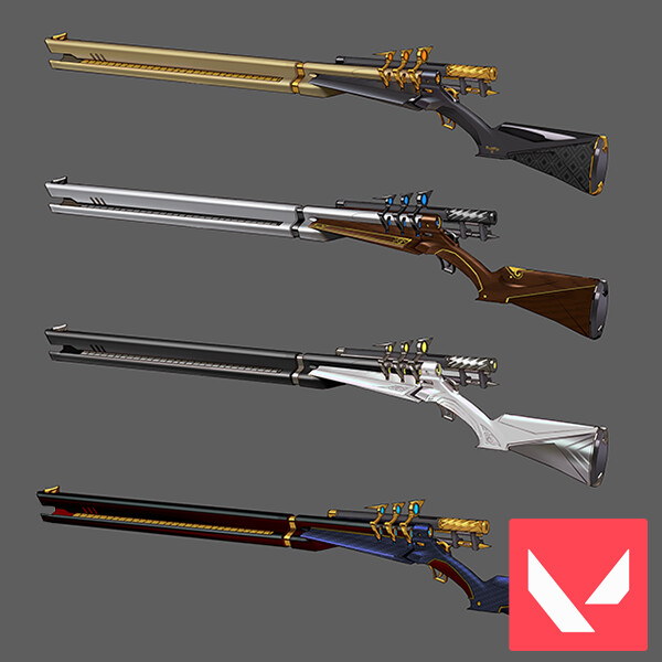 ArtStation - Chamber Ult Rifle Ideation