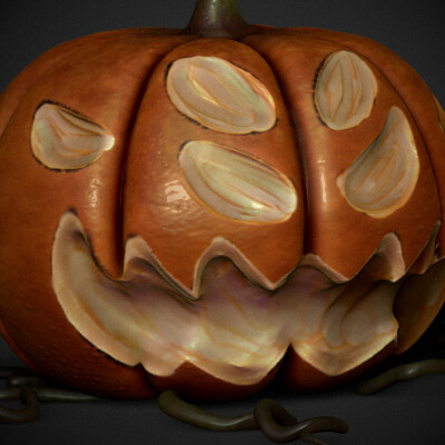 ArtStation - Digital Pumpkin Carving