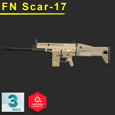 ArtStation - FN Scar-17