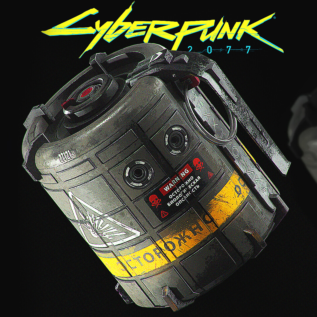 ArtStation - Grenade from the Cyberpunk 2077