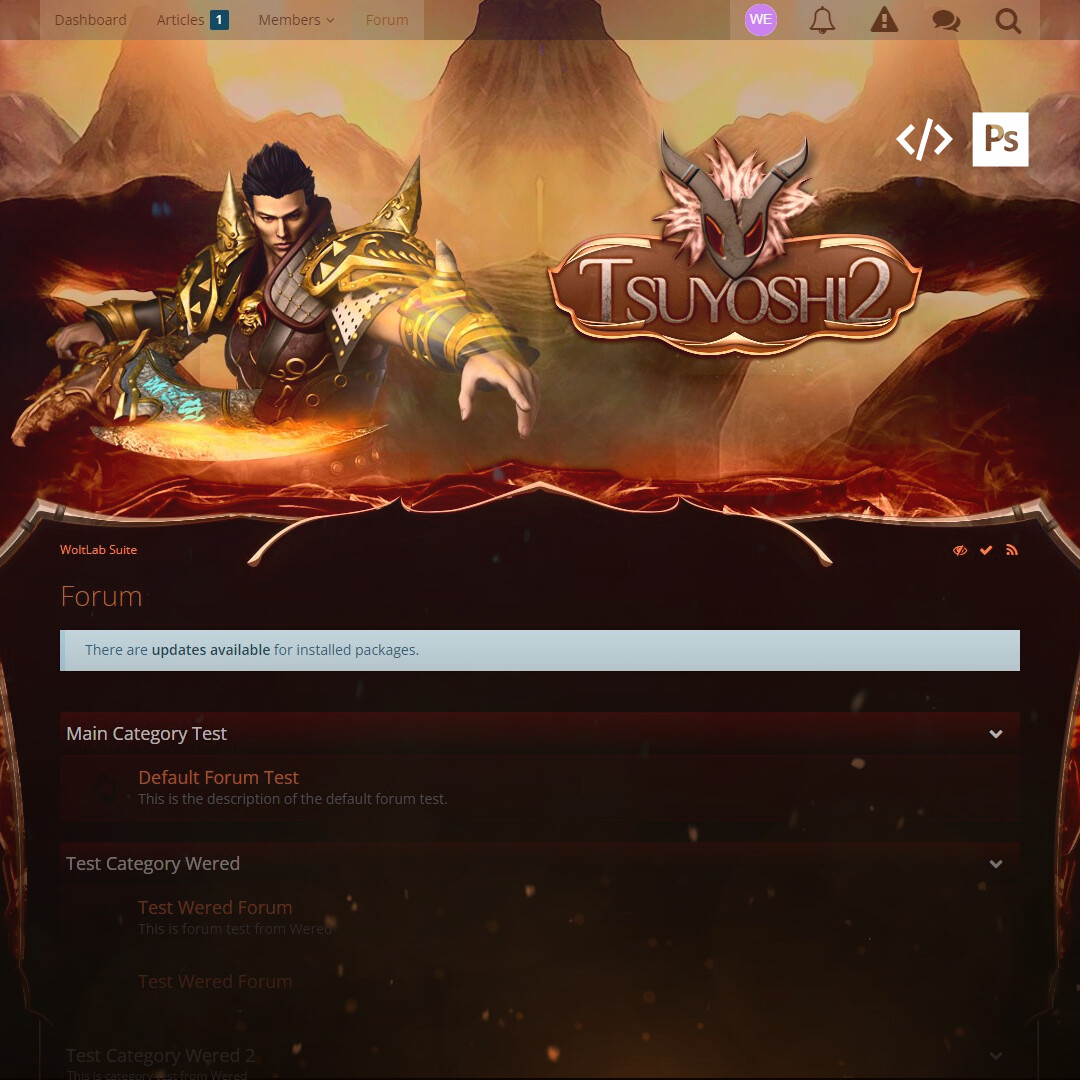 ArtStation - Style Woltlab Suite Tsuyoshi2