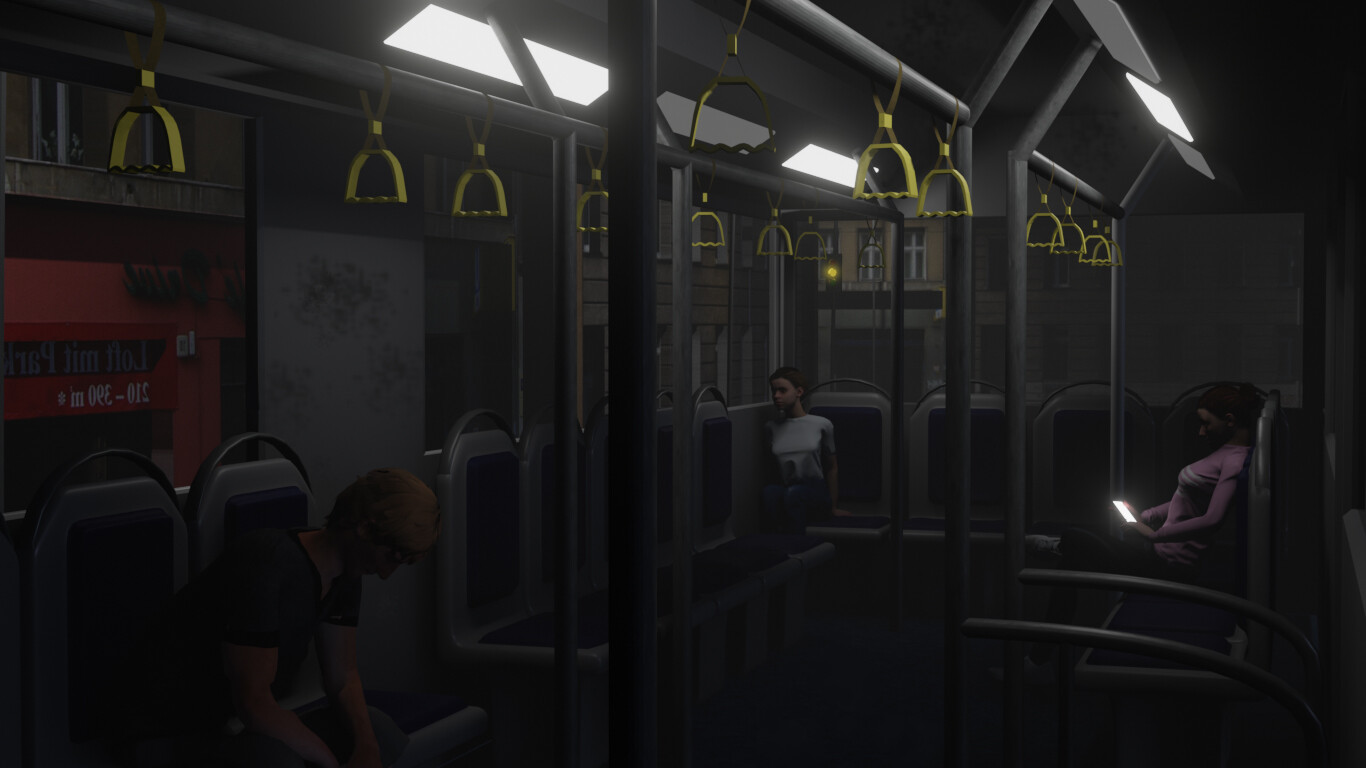ArtStation - Inside The Bus