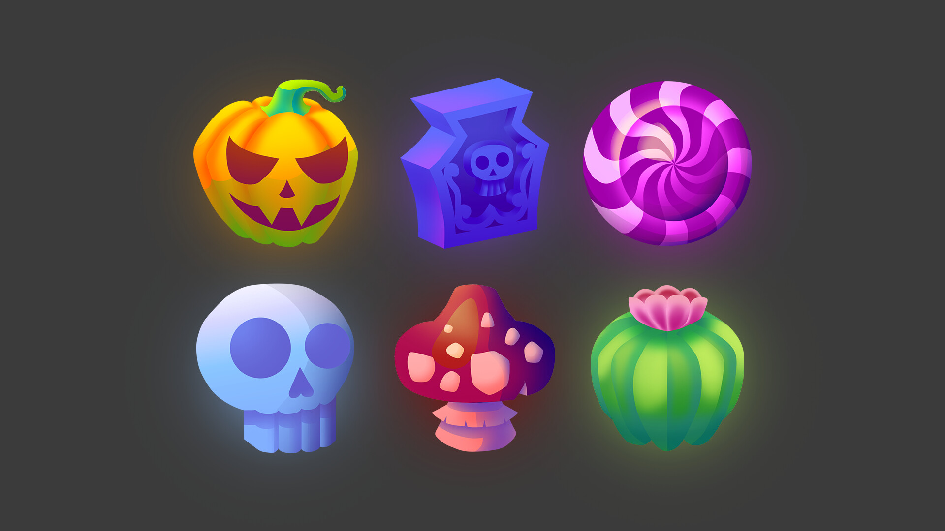 ArtStation - Match 3 game icons