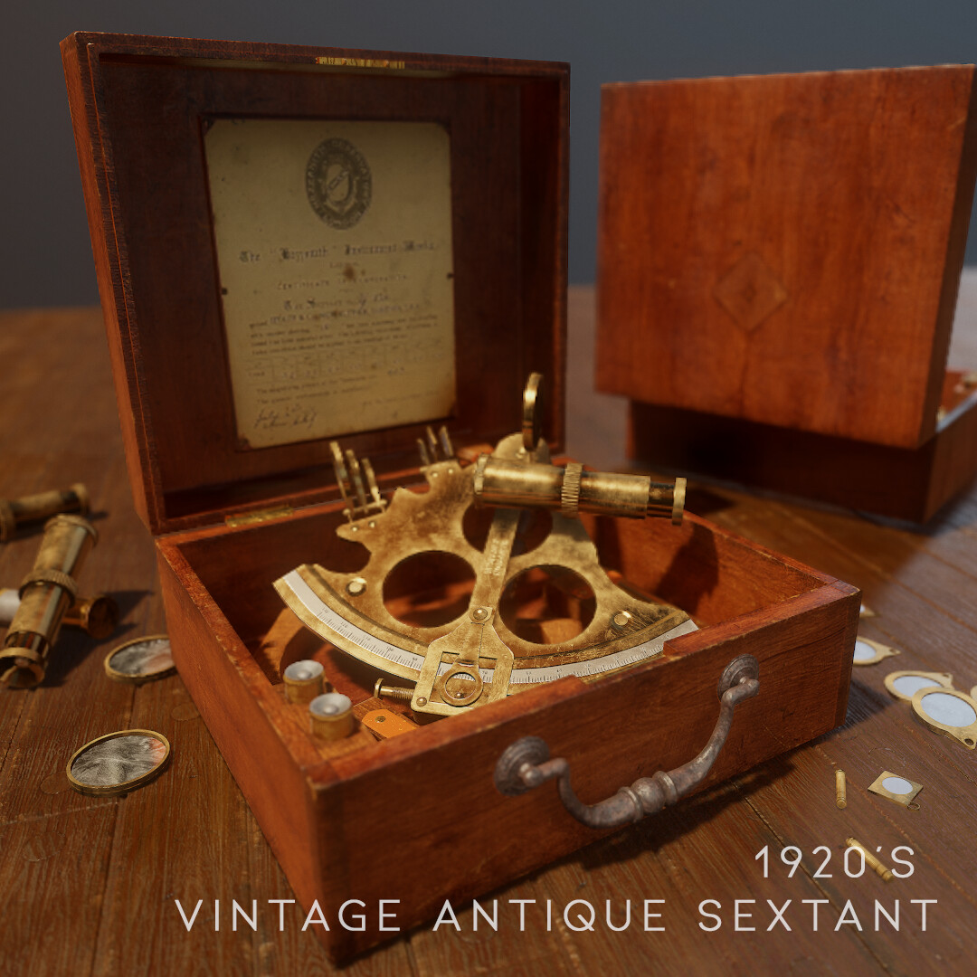 Louise Chan - 1920's Vintage Antique Sextant
