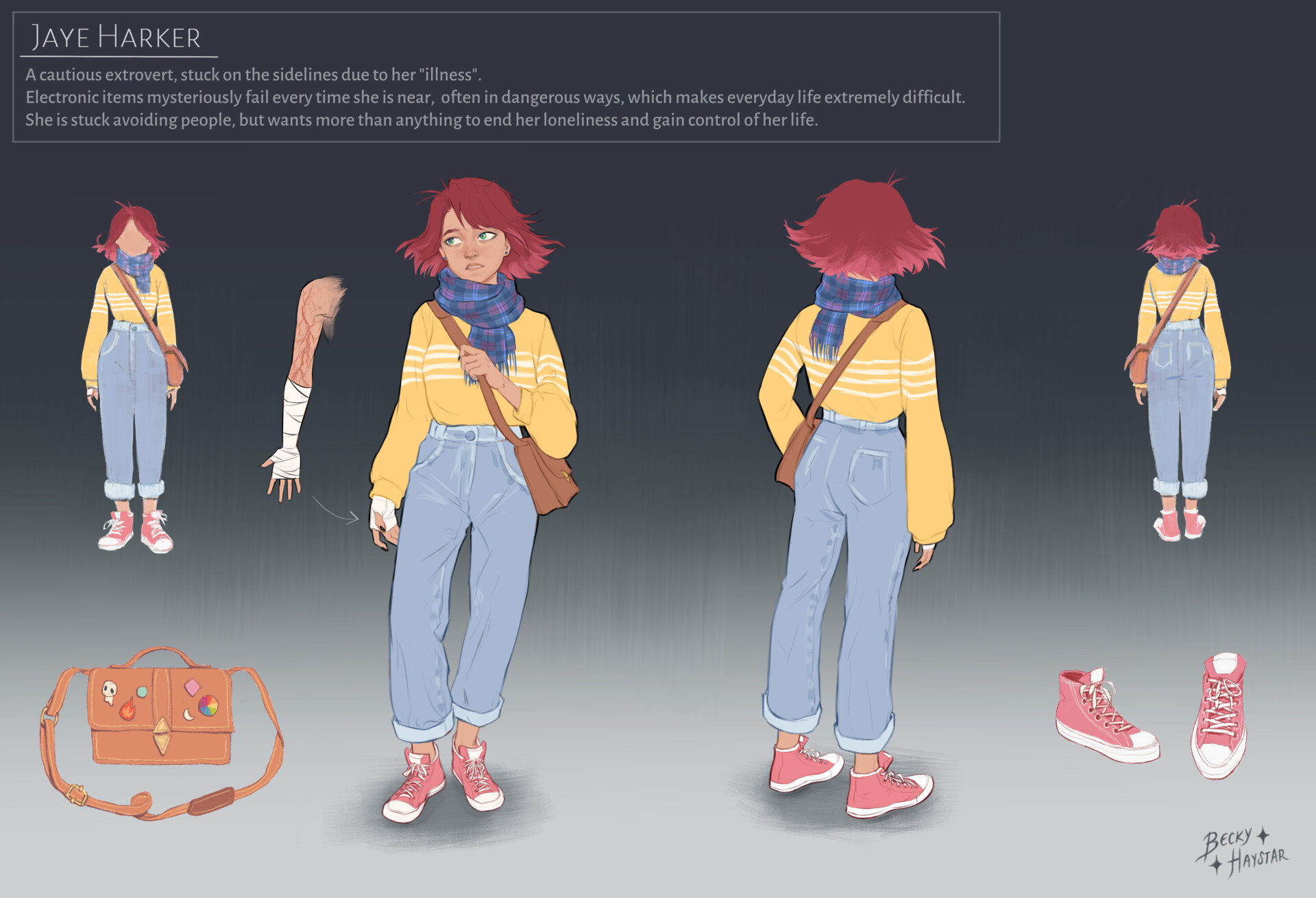 ArtStation - [WIP] Jaye Character Design