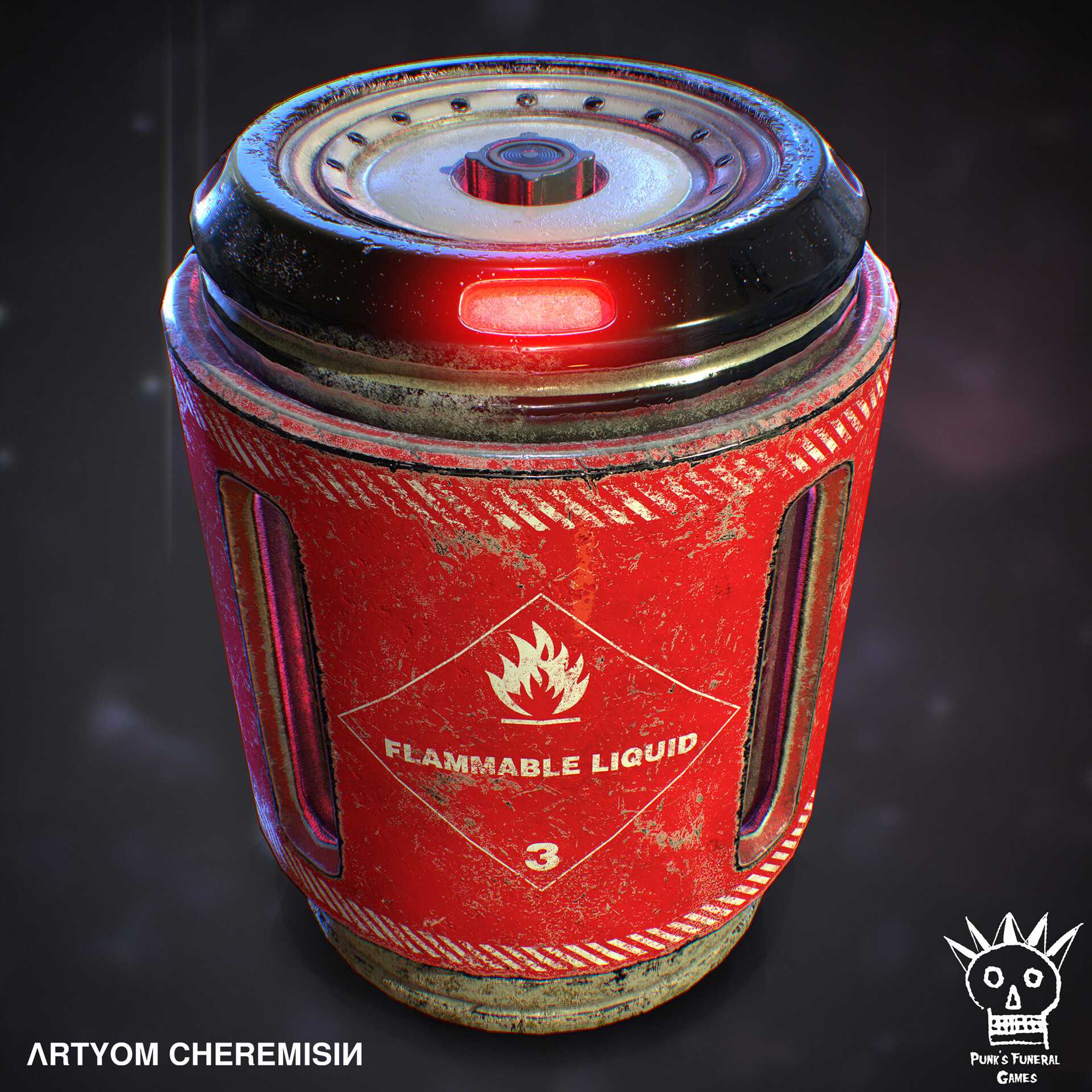ArtStation - Sci-fi Explosive Barrel