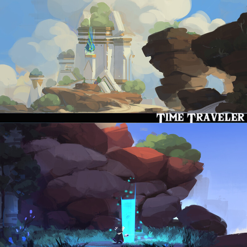 ArtStation - Space time travel in November part3