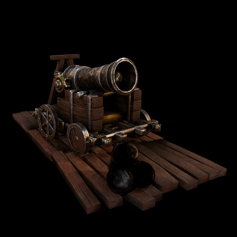 ArtStation - Medieval Canon attempt