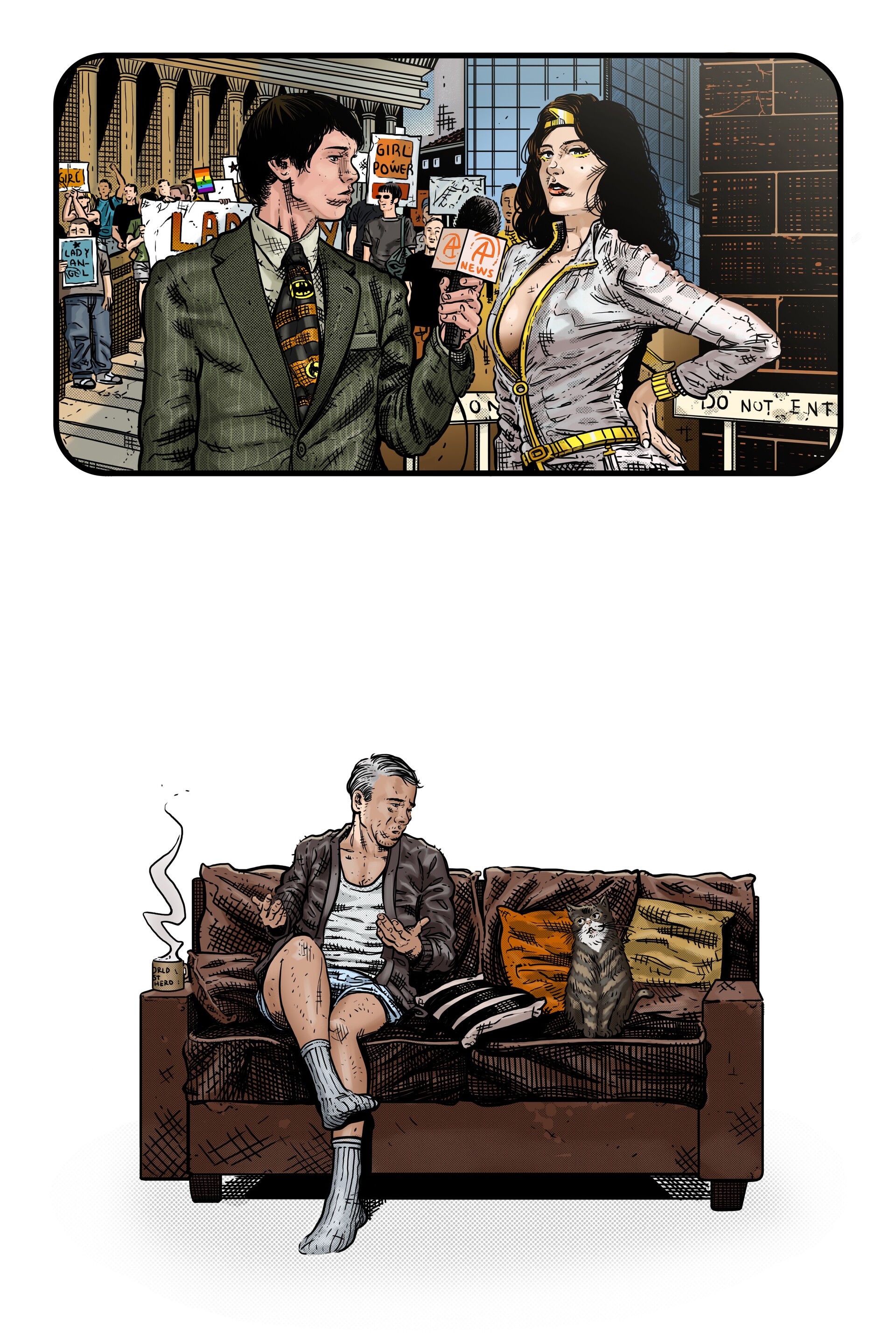 Artstation Once Upon A Hero 1 Comic Book Color