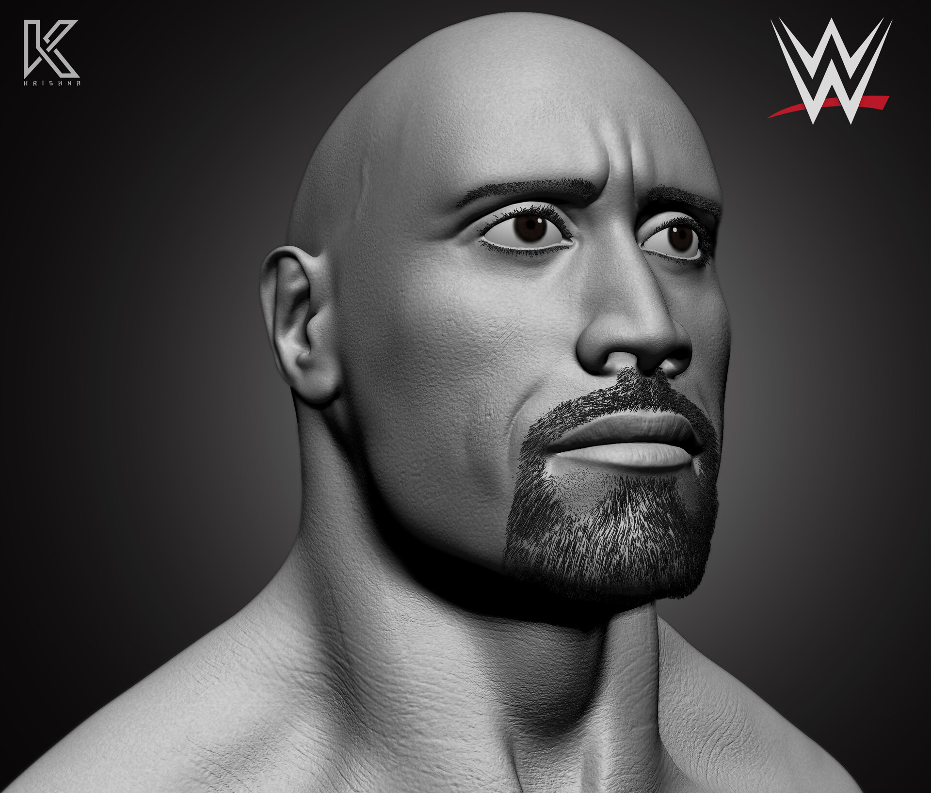 ArtStation - dwayne johnson