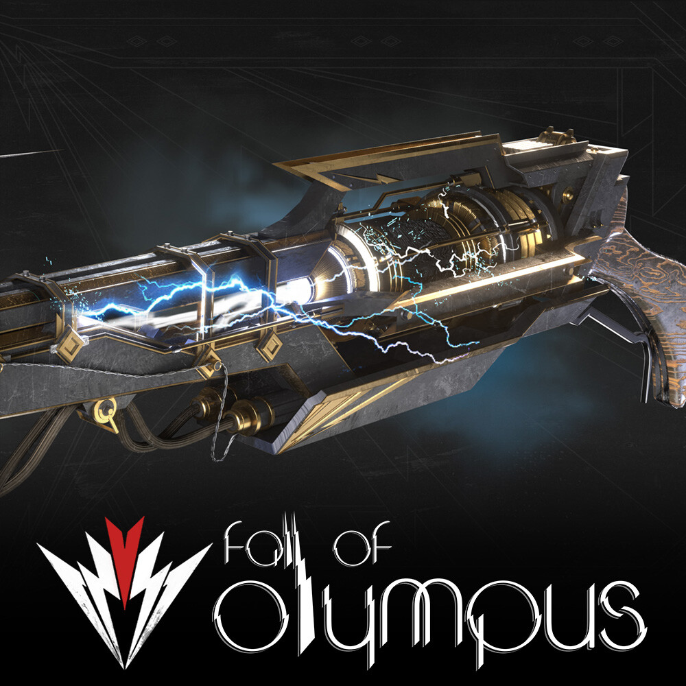 ArtStation - FALL OF OLYMPUS-Lightning rifle 2