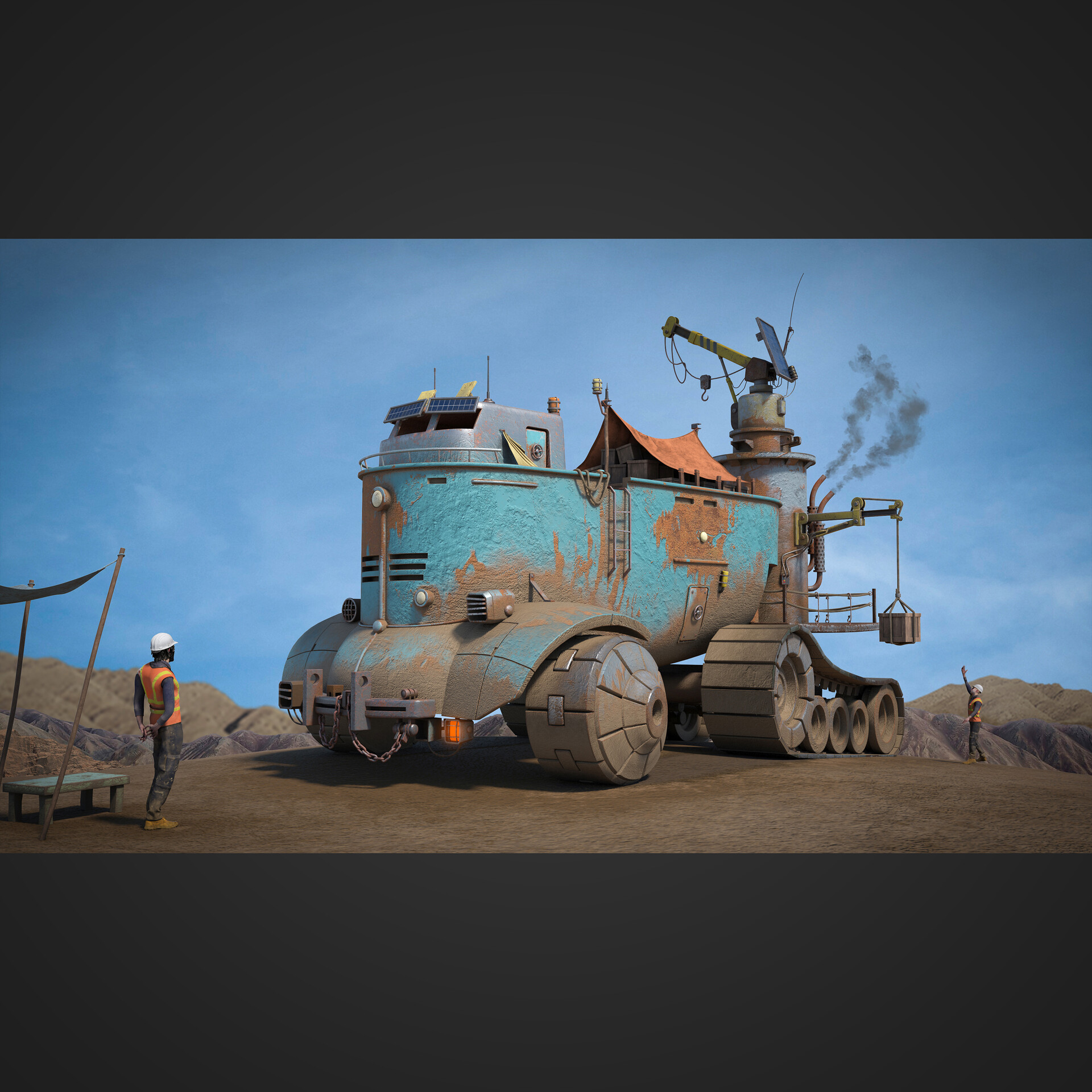 ArtStation - Desert Trader