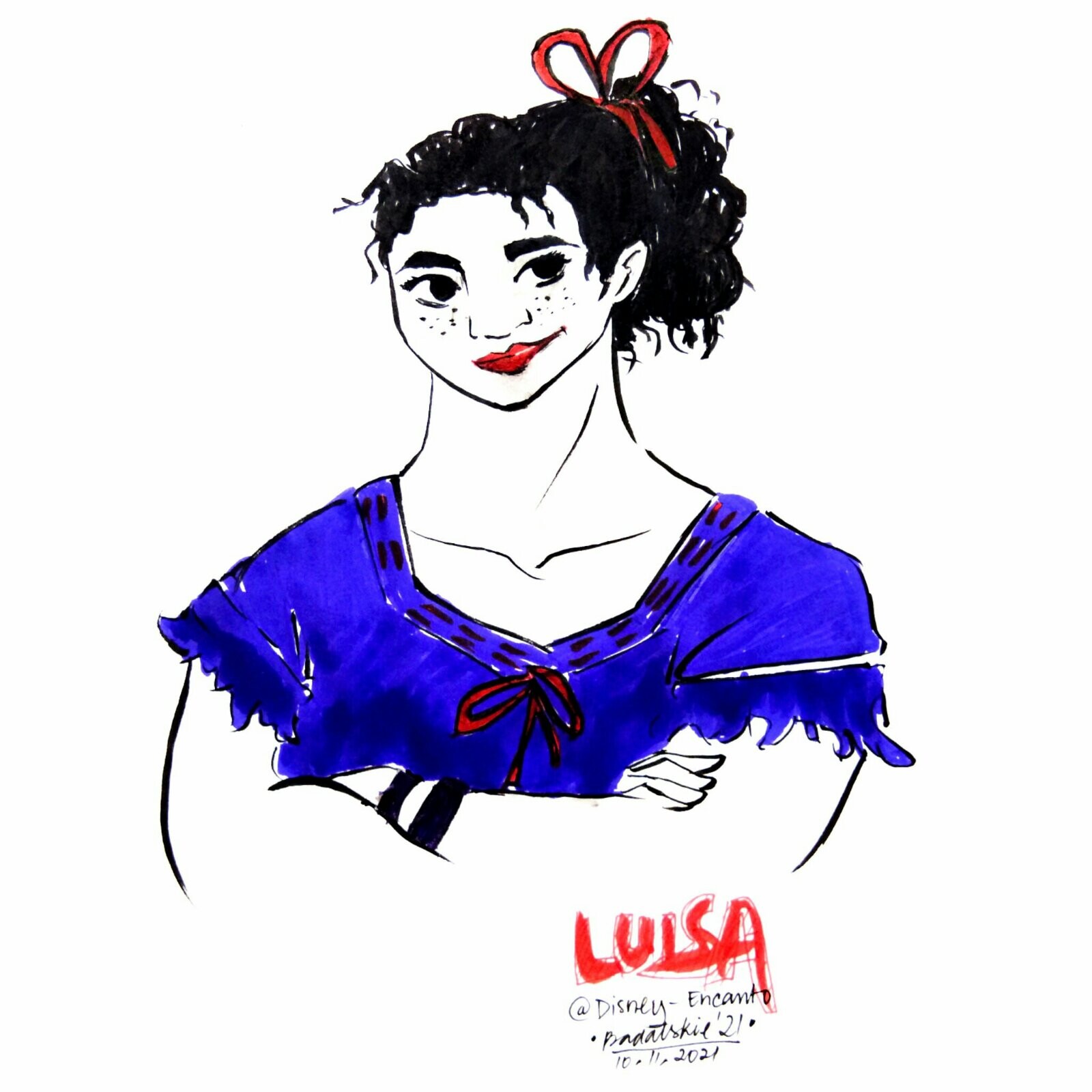 ArtStation - Disney's "ENCANTO" Luisa Madrigal