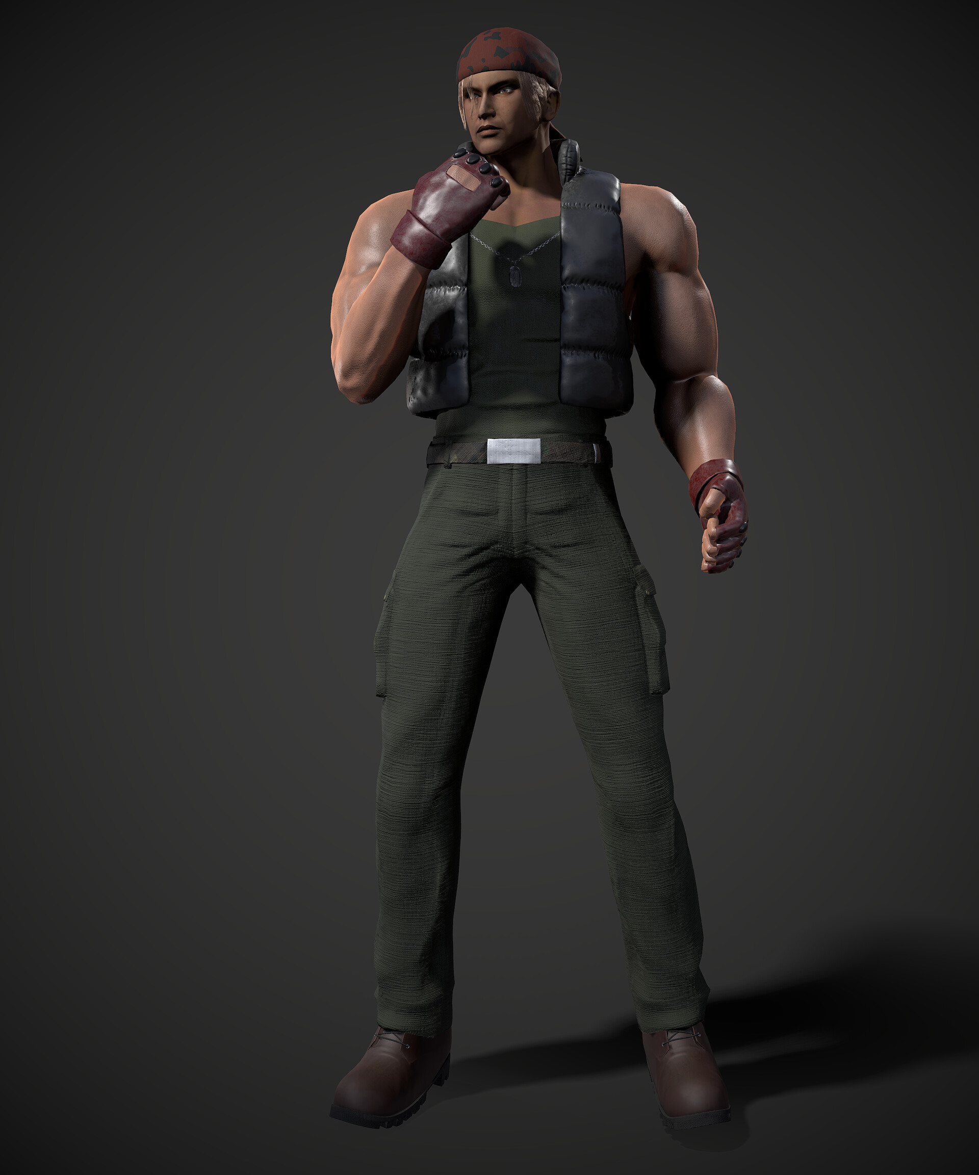 ArtStation - KOF Ralf