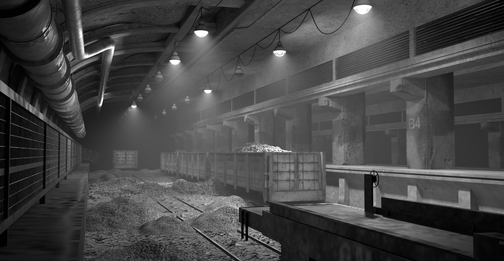 ArtStation - RUST - Military Tunnels