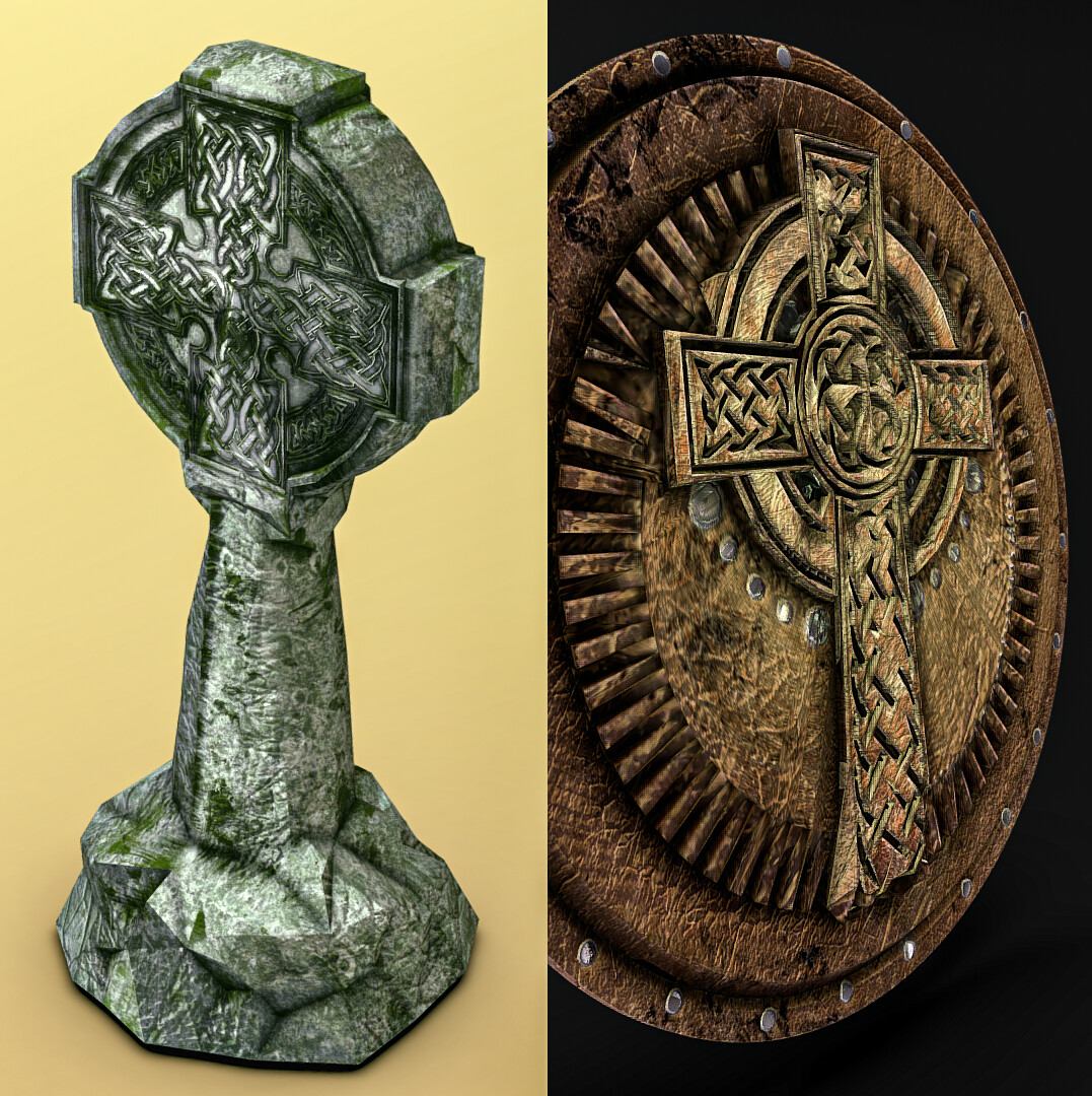 ArtStation - Celtic crosses