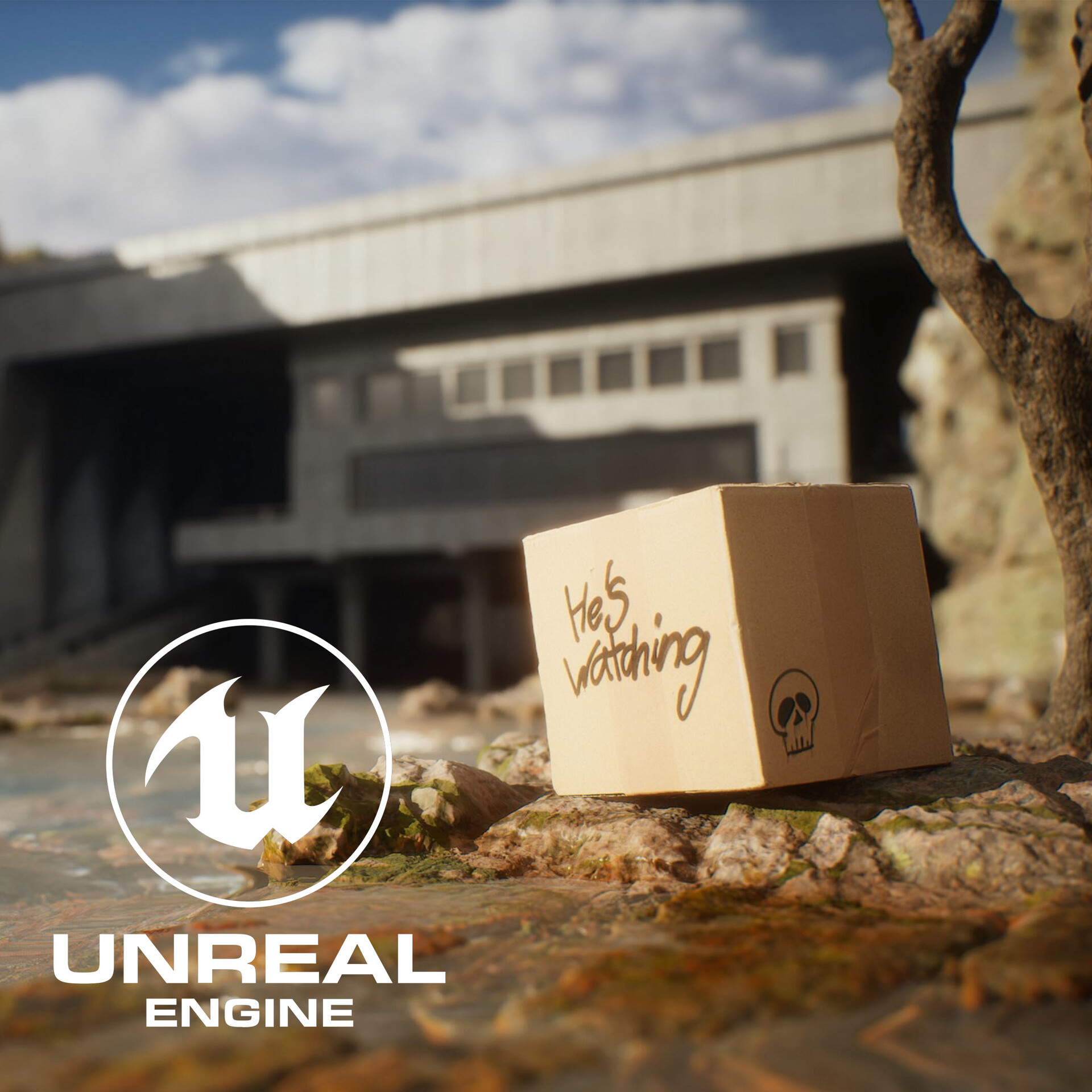 ArtStation - Box by the water - Scene in Unreal Engine 5.0 EA