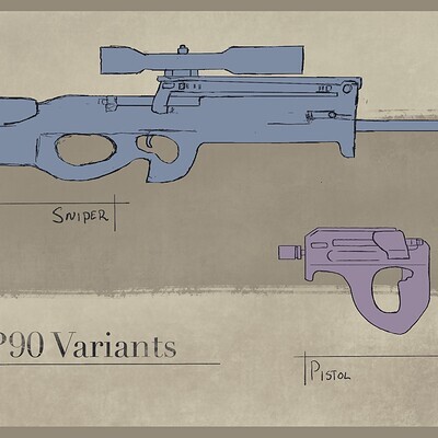ArtStation - P90 Variants