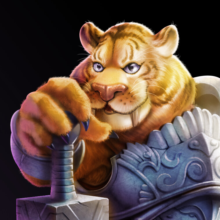 ArtStation - Tiger Warrior