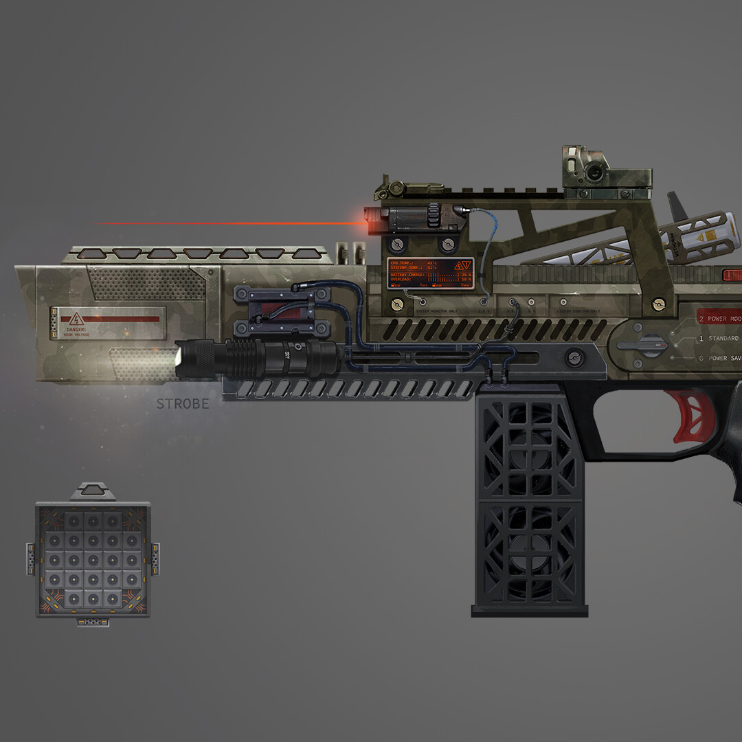 ArtStation - "Impulse Rifle" - Quick Concept Art