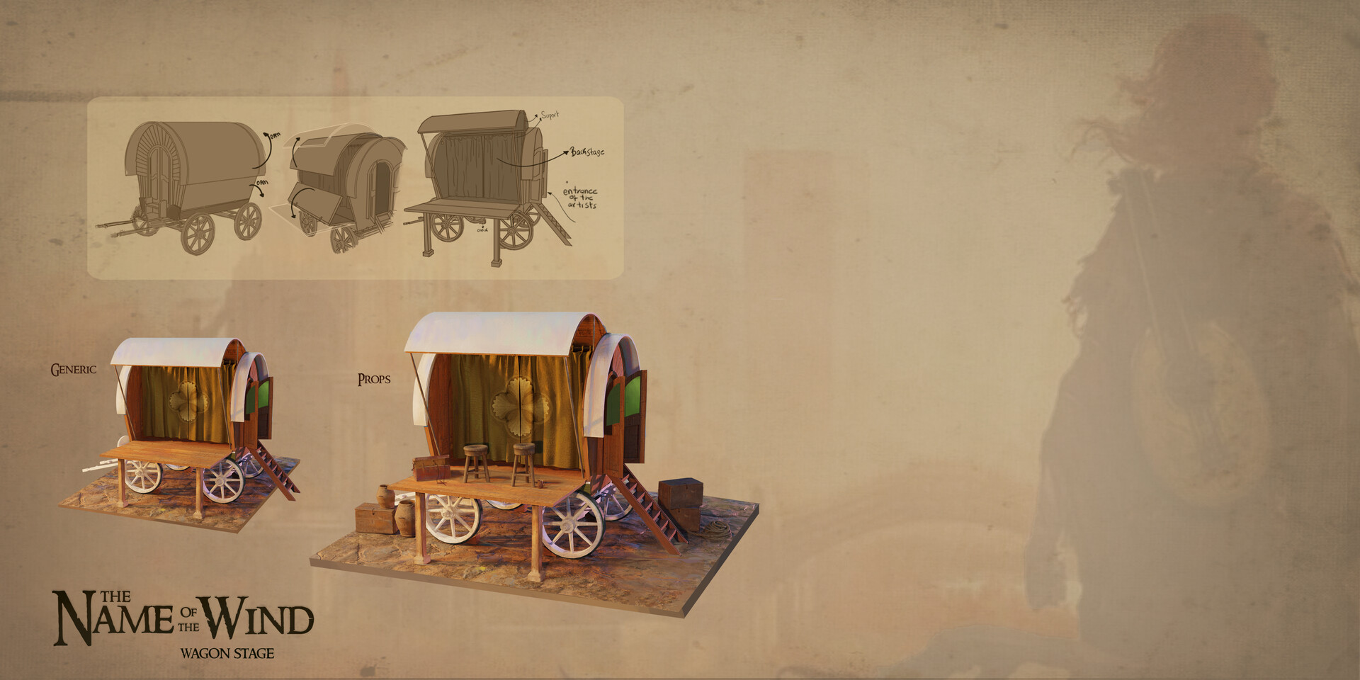 ArtStation - Name of the Wind - Stage Wagon