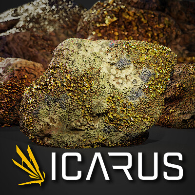 ArtStation - Icarus - Sulfur Voxel Rock
