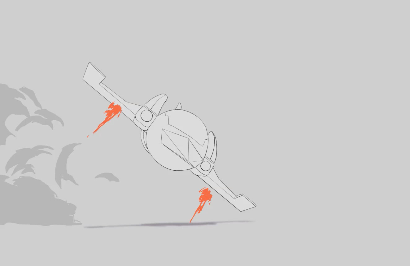 ArtStation - 2D Animation - Space ship Morphing