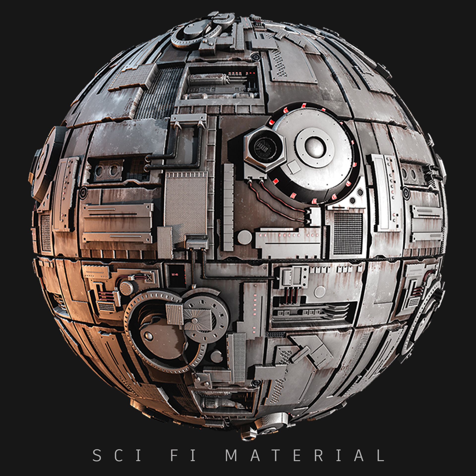 ArtStation - SCI FI MATERIAL-PBR