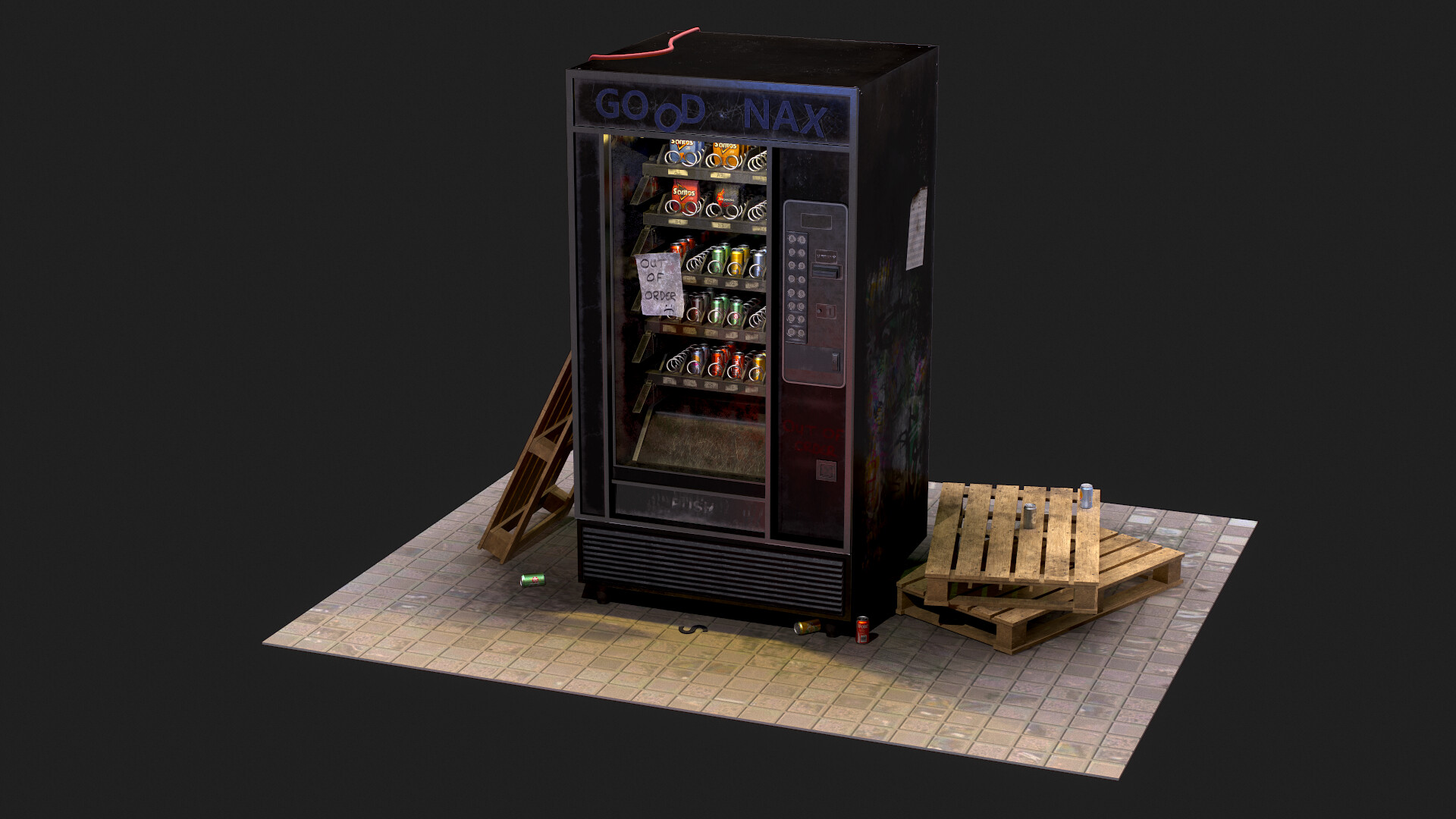 ArtStation - Vending Machine Prop