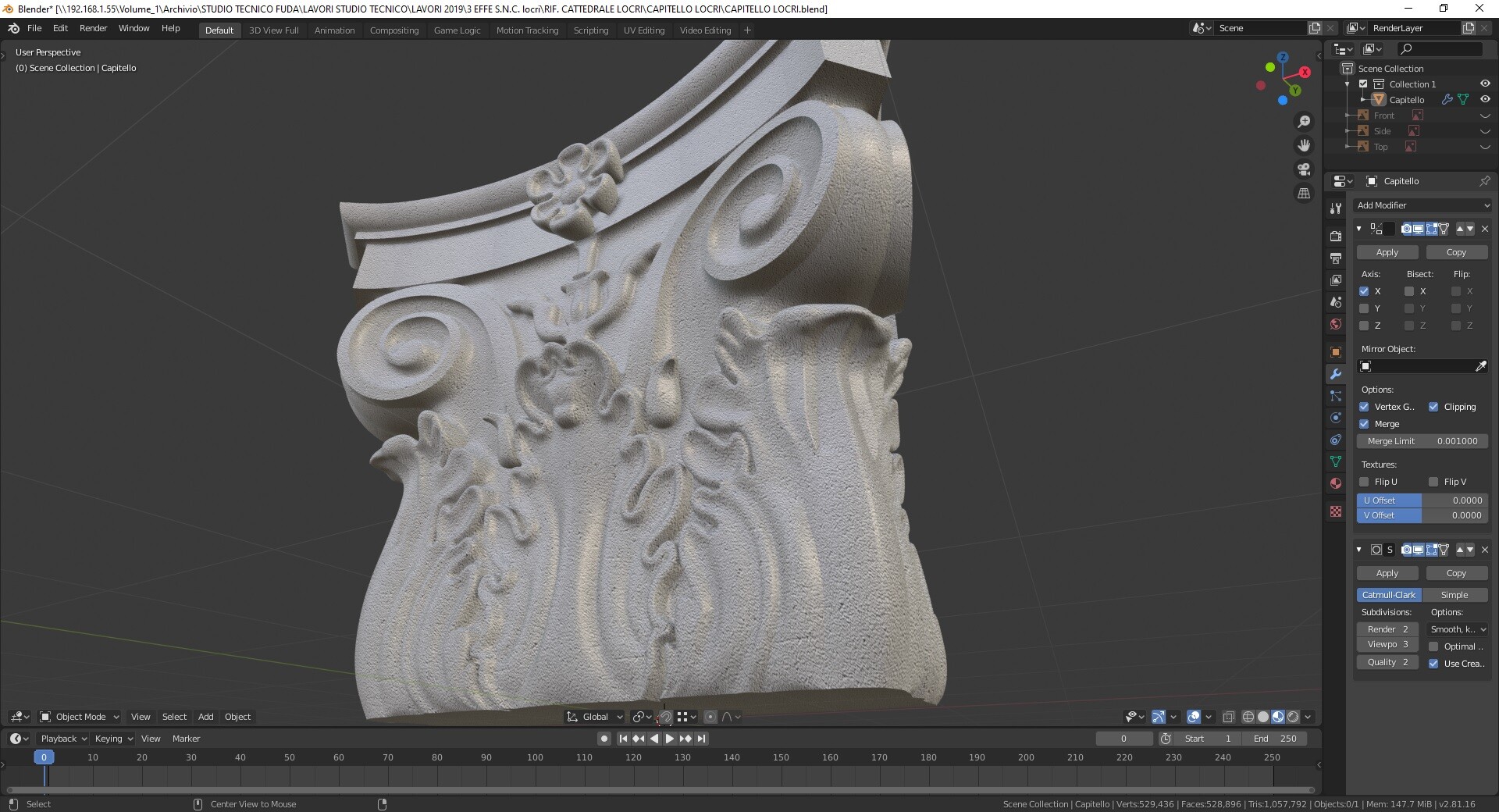 ArtStation - Capitello Cattedrale Locri