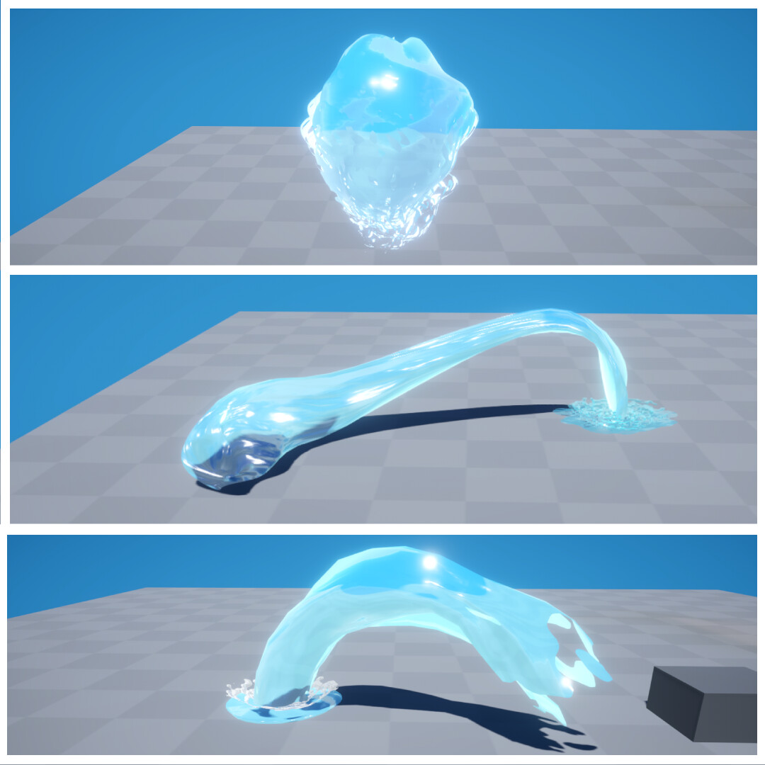 ArtStation - Real Time VFX - Water Attack - Breakdown