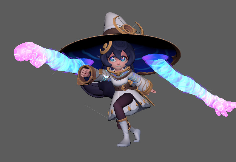 Luke Evans - Ystra Fighting Game Animation