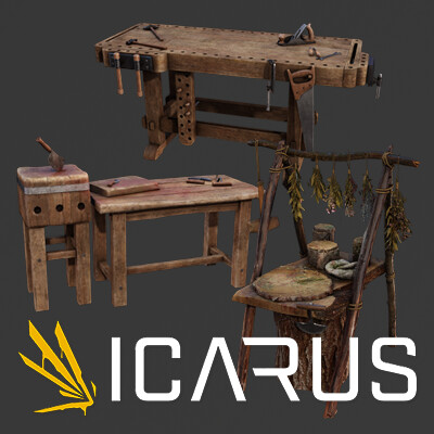 ArtStation - Icarus Work Benches