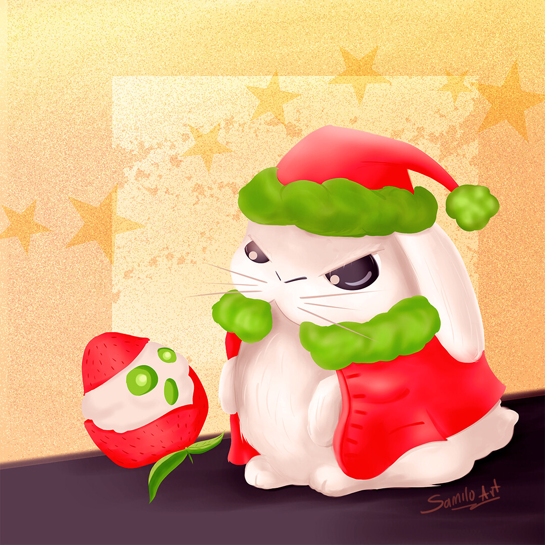 ArtStation - Christmas Bunny