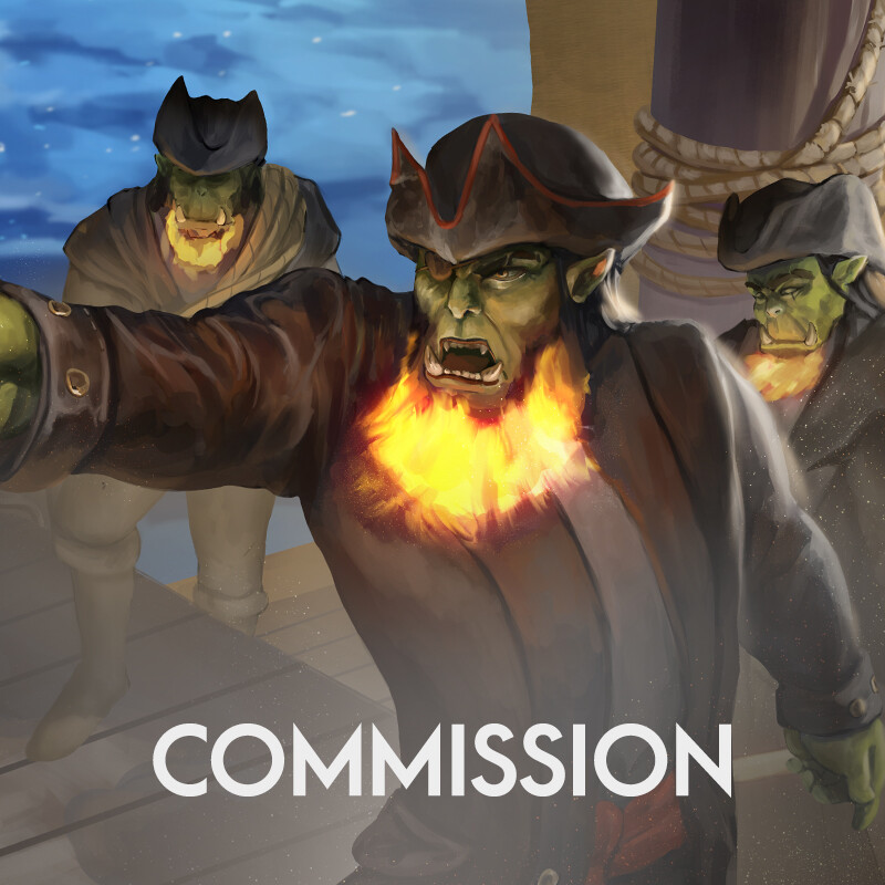 ArtStation - Orc Pirate