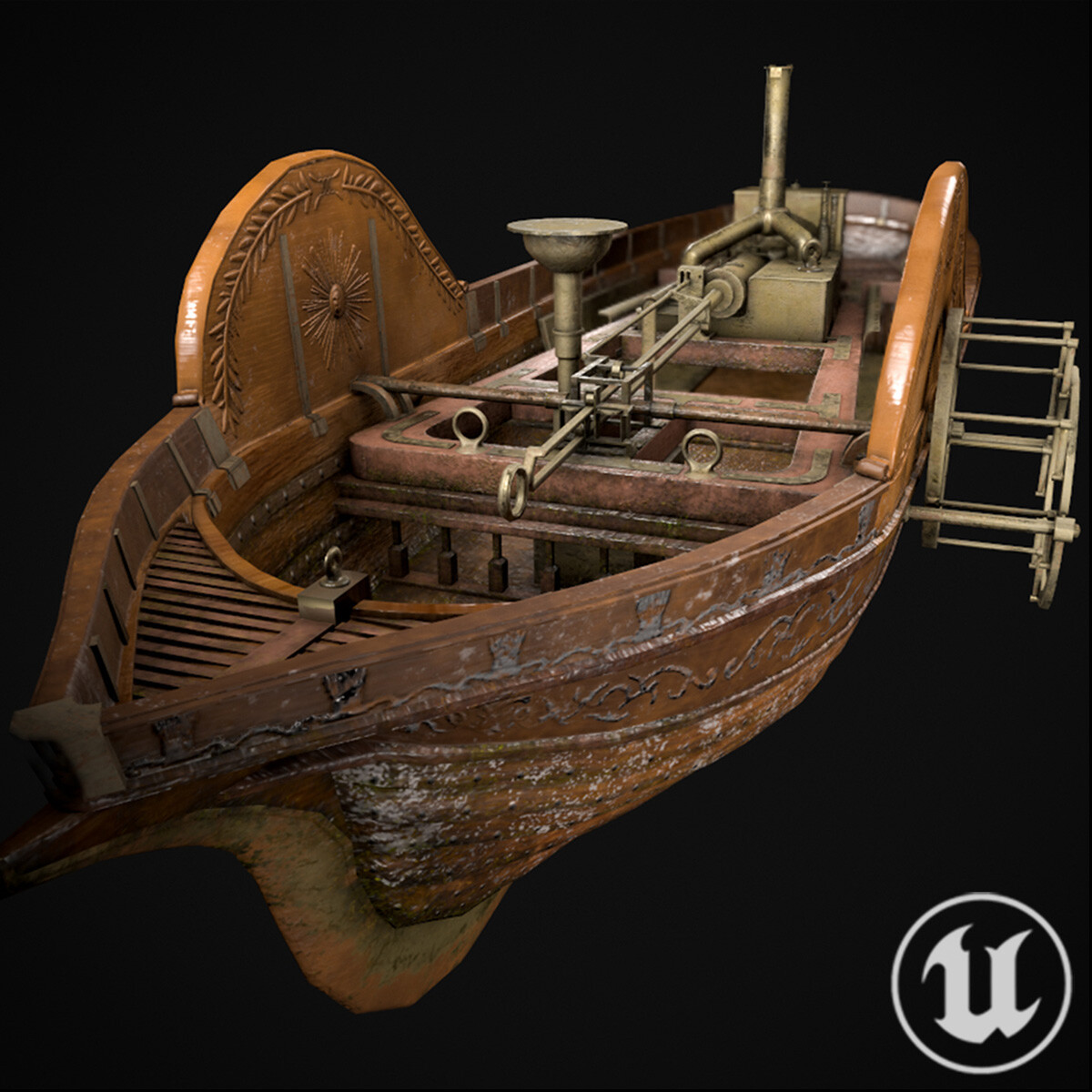 ArtStation - Pyroscaphe - 1783 Original Steamboat