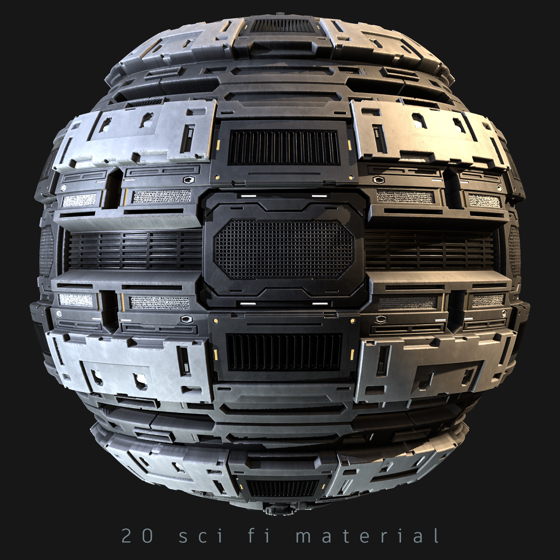 ArtStation - 20 sci fi material - vol-02