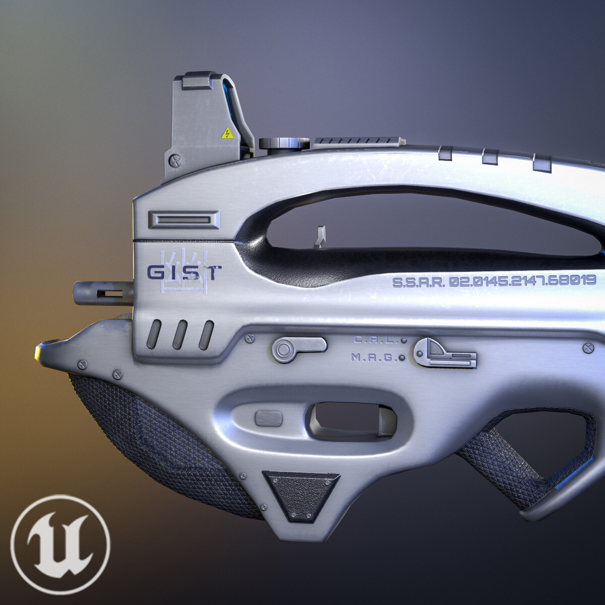 ArtStation - GIST Assault Rifle - From 'Ghost in the Shell: Solid State ...