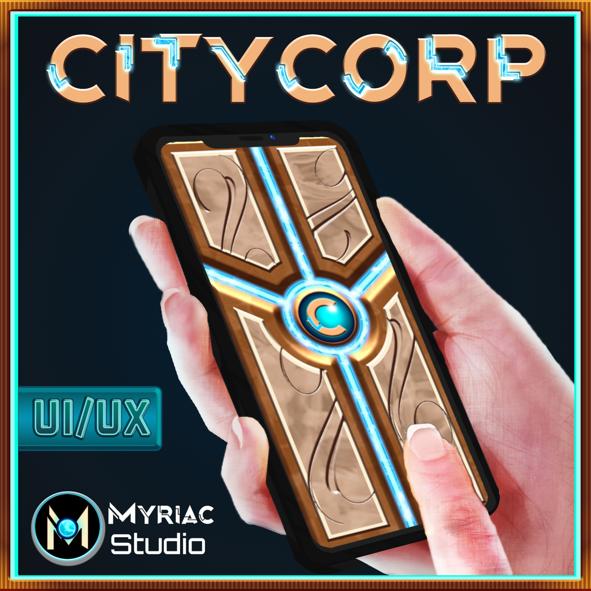 ArtStation - CityCorp UI/UX - Myriac Studio