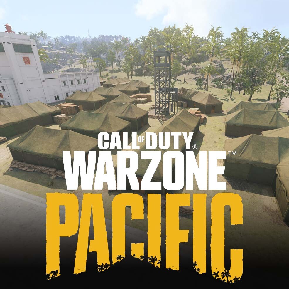 ArtStation - Call of Duty: Warzone Pacific Island - Airfield Millitary Camp