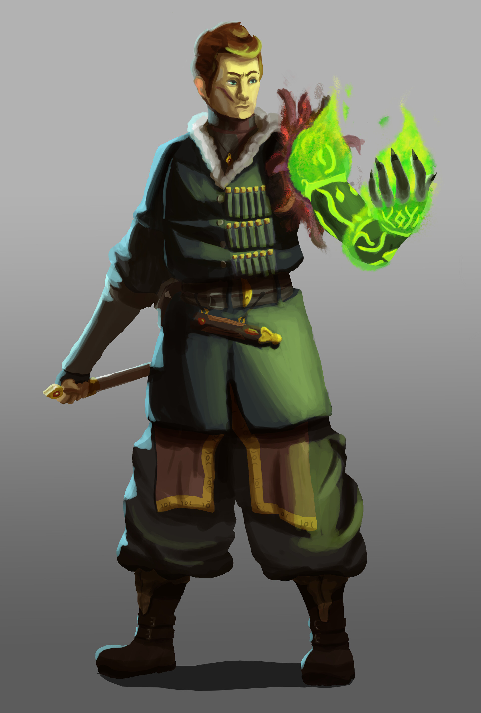 ArtStation - Demonic Monk