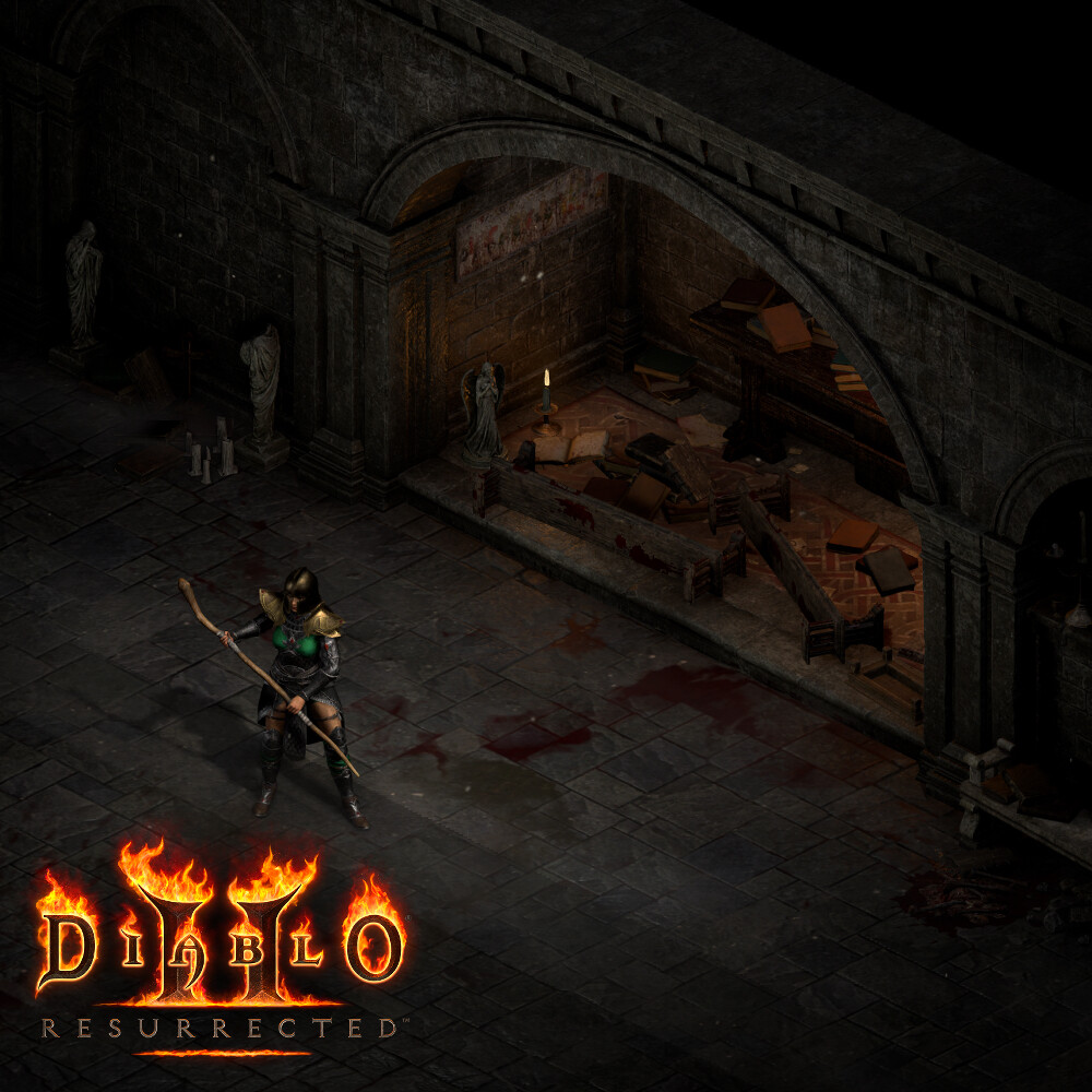 ArtStation - Diablo 2 Resurrected - Catacombs Worldbuilding