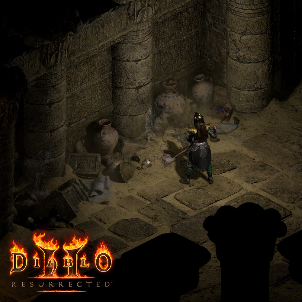 ArtStation - Diablo 2 Resurrected - Tombs Worldbuilding