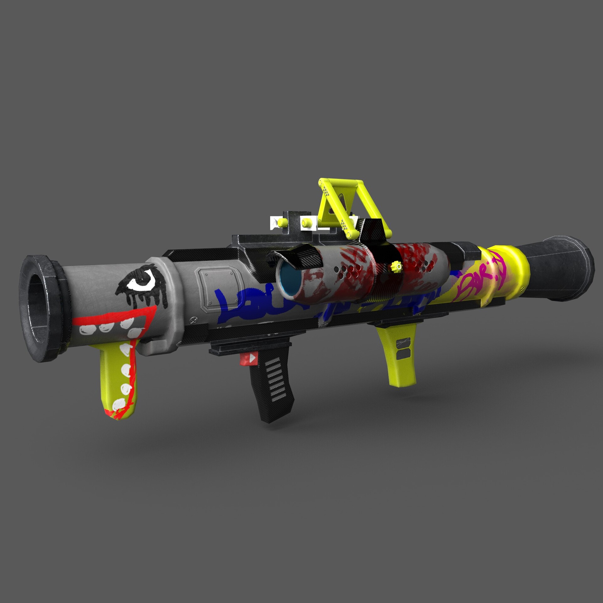 ArtStation - Custom DIY Skin Bazooka / Rocket Launcher