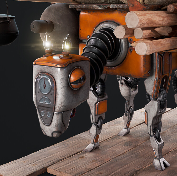 ArtStation - Russian cyborg donkey - 3000